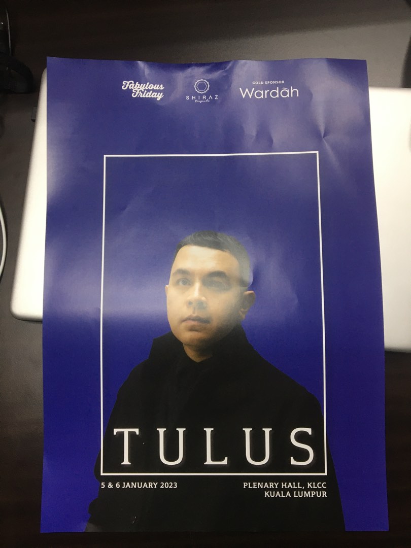 Tulus Poster January 2023, Hobbies & Toys, Collectibles & Memorabilia ...