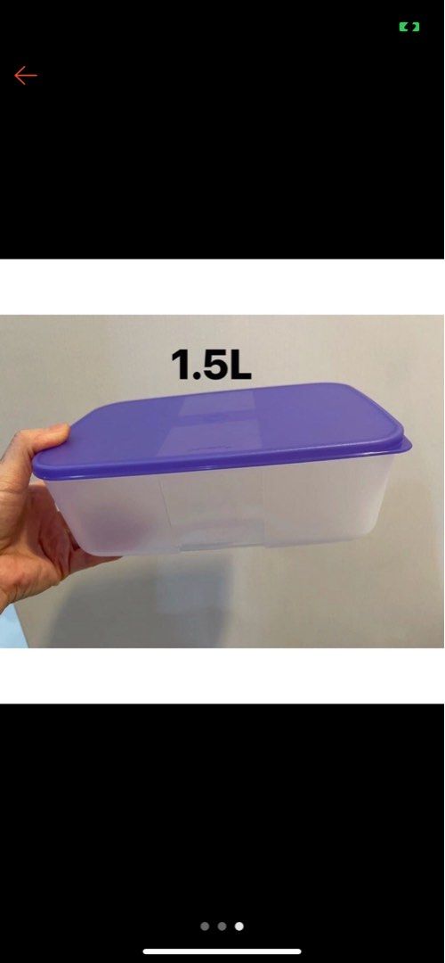 Tupperware Freezemate set 1.5L (2) , Furniture & Home Living ...