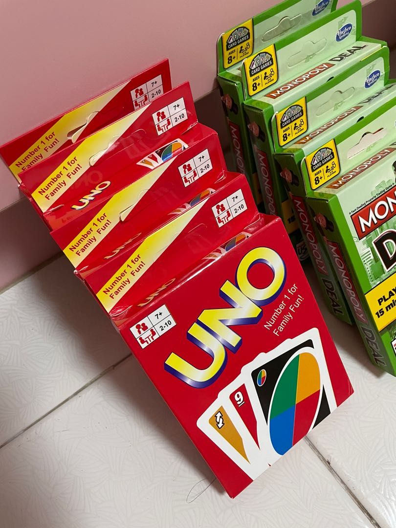 UNO & Monopoly Deal, Hobbies & Toys, Toys & Games on Carousell