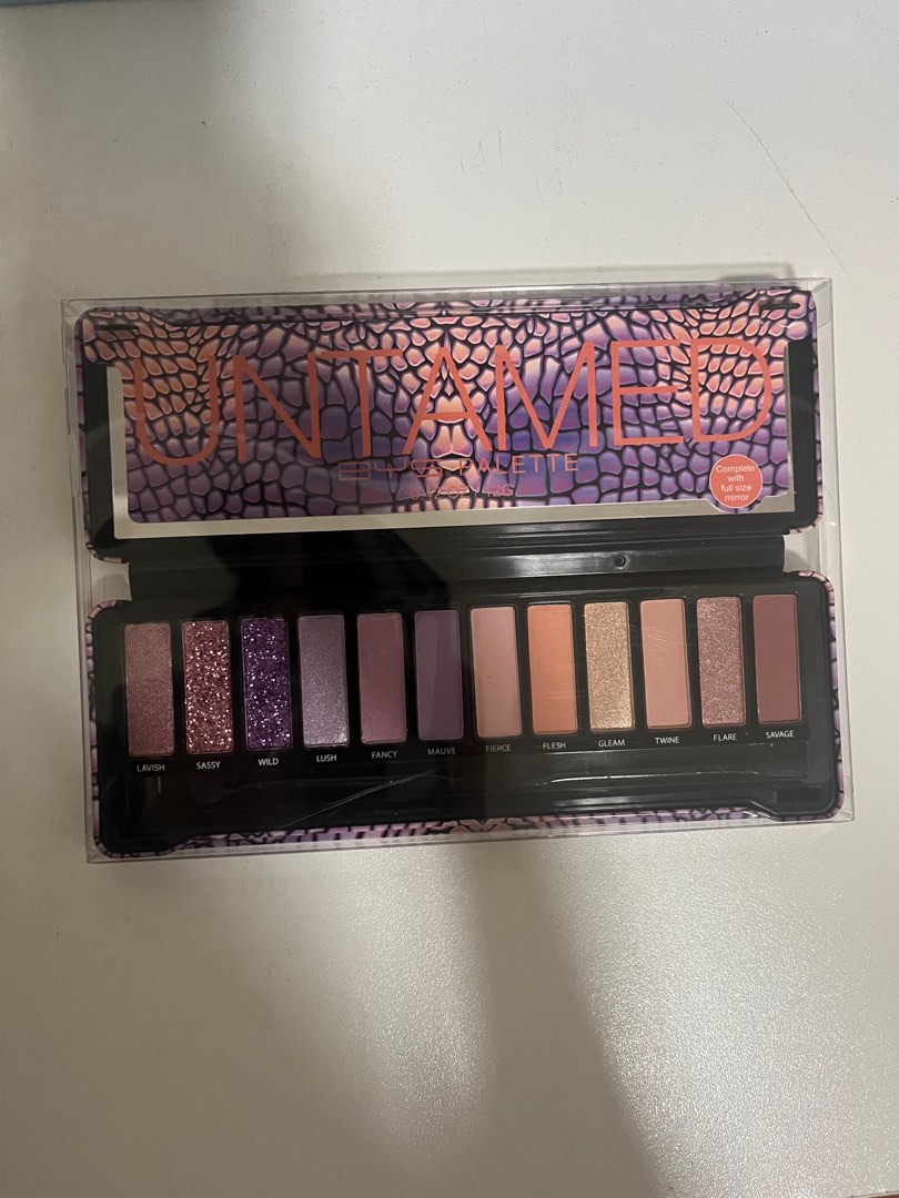 UNTAMED BYS PALETTE, Beauty & Personal Care, Face, Makeup on Carousell