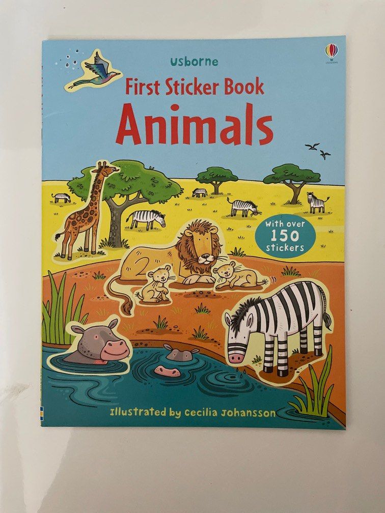 Usborne Sticker Book, Buku & Alat Tulis, Buku Anak-Anak di Carousell
