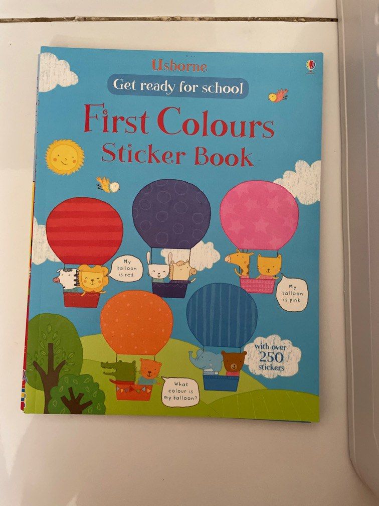 Usborne Sticker Book, Buku & Alat Tulis, Buku Anak-Anak di Carousell