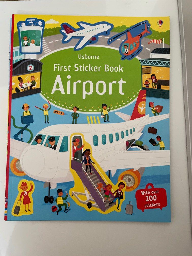 Usborne Sticker Book, Buku & Alat Tulis, Buku Anak-Anak di Carousell