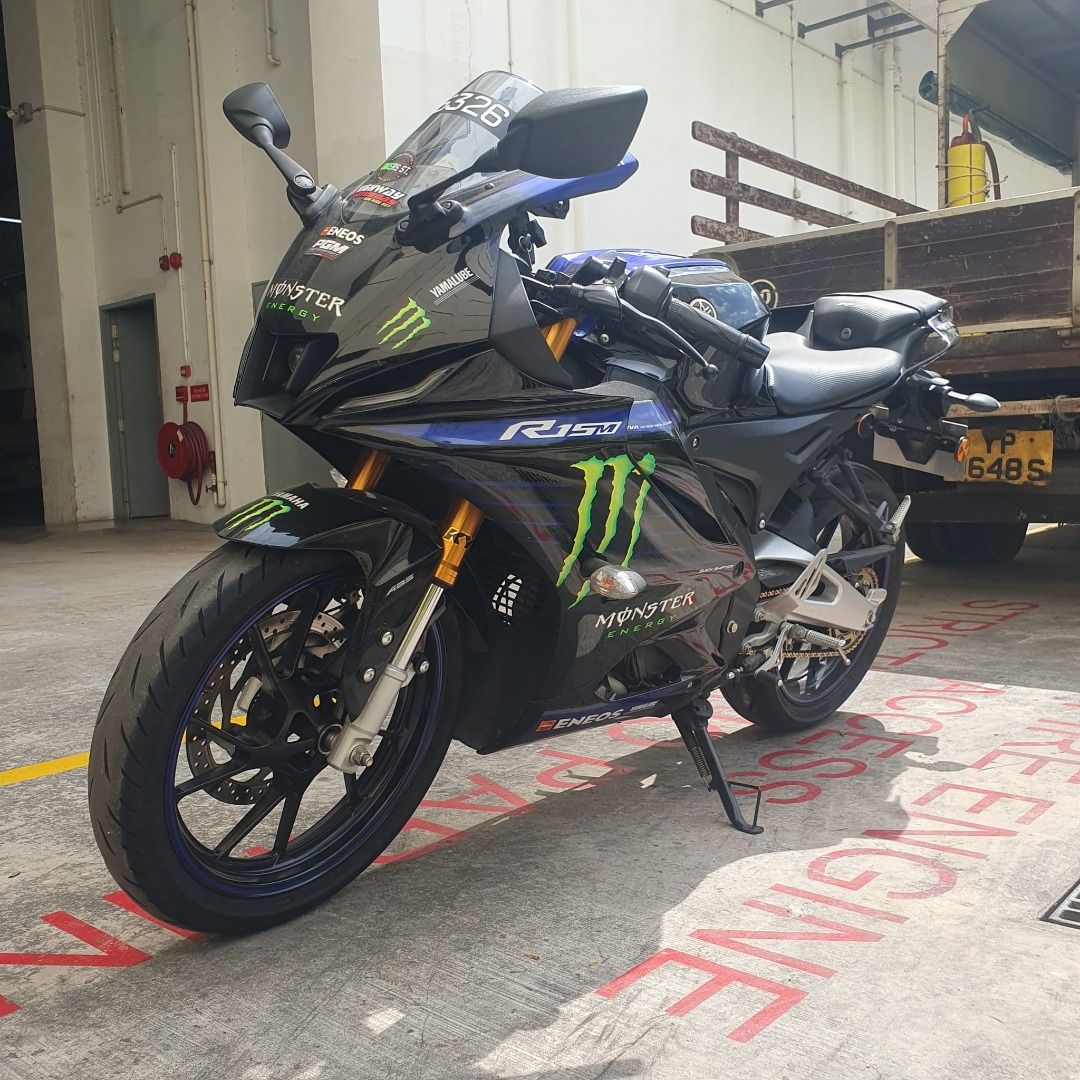 USED ALMOST NEW YAMAHA R15M R15V4 R15 V4 MONSTER ENERGY SPORTSBIKE ...