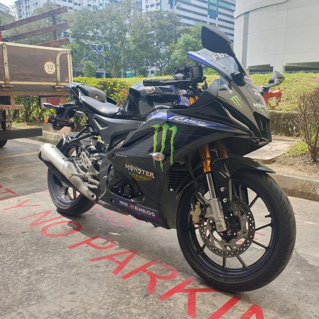 USED ALMOST NEW YAMAHA R15M R15V4 R15 V4 MONSTER ENERGY SPORTSBIKE ...