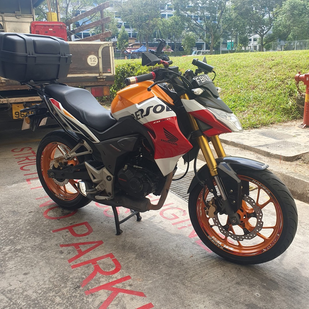 USED HONDA CB190R CBF190WH REPSOL EDITION LIGHTWEIGHT BEGINNER BIKE ...