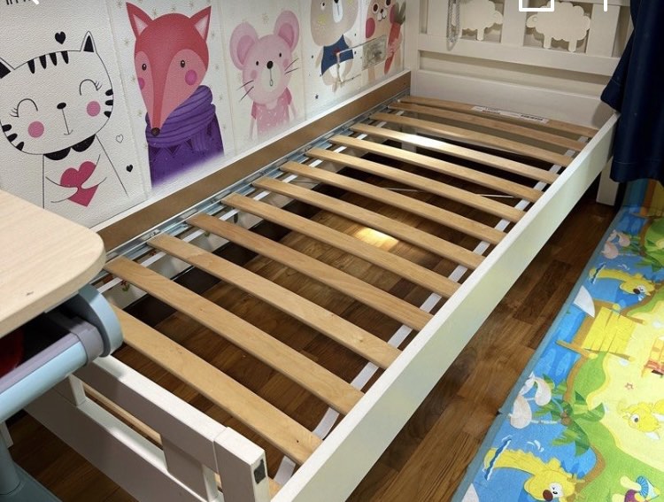 Used KRITTER IKEA bed, Furniture & Home Living, Furniture, Bed Frames ...