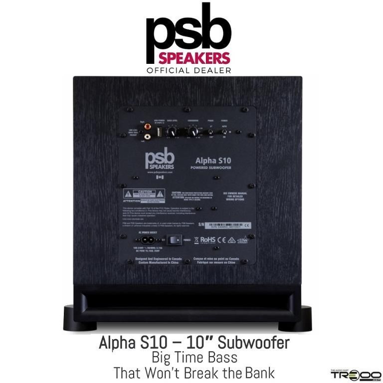 Used PSB Speakers Alpha S8 Subwoofer Woofer, Audio, Soundbars, Speakers ...