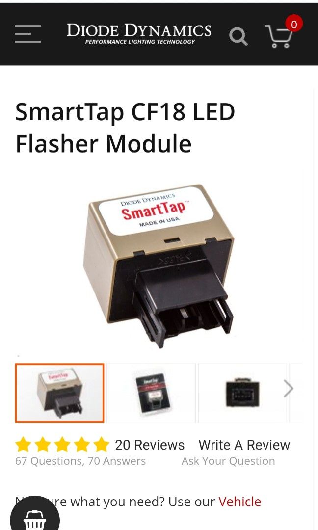 Used Smart tap Led Flasher module for forester wrx, Car Accessories ...