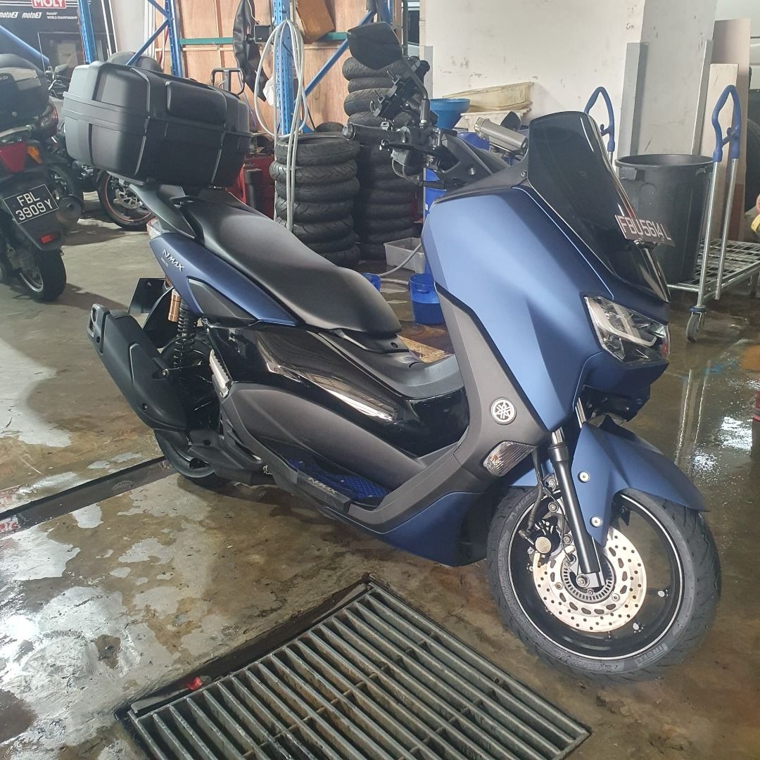USED YAMAHA NMAX 155 V2 BLUE CORE VVA HLY MATIC AUTOMATIC SCOOTER MOTOR ...