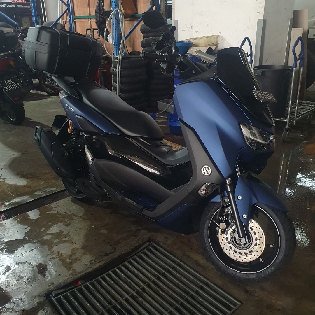 USED YAMAHA NMAX 155 V2 BLUE CORE VVA HLY MATIC AUTOMATIC SCOOTER MOTOR ...