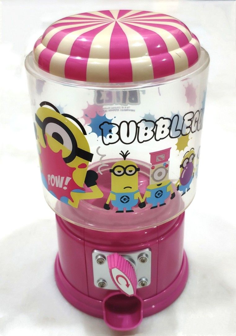USJ minions bubble gum machine/ candy machine, Hobbies & Toys, Toys ...