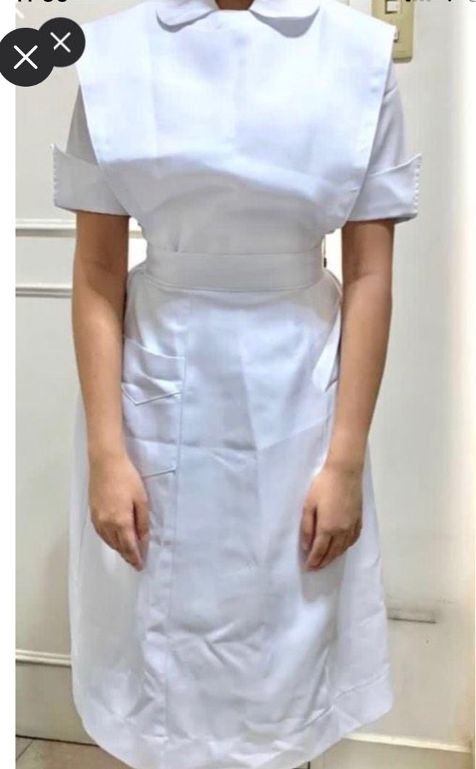 UST Nursing Uniform - Apron Only, Women's Fashion, Dresses & Sets ...