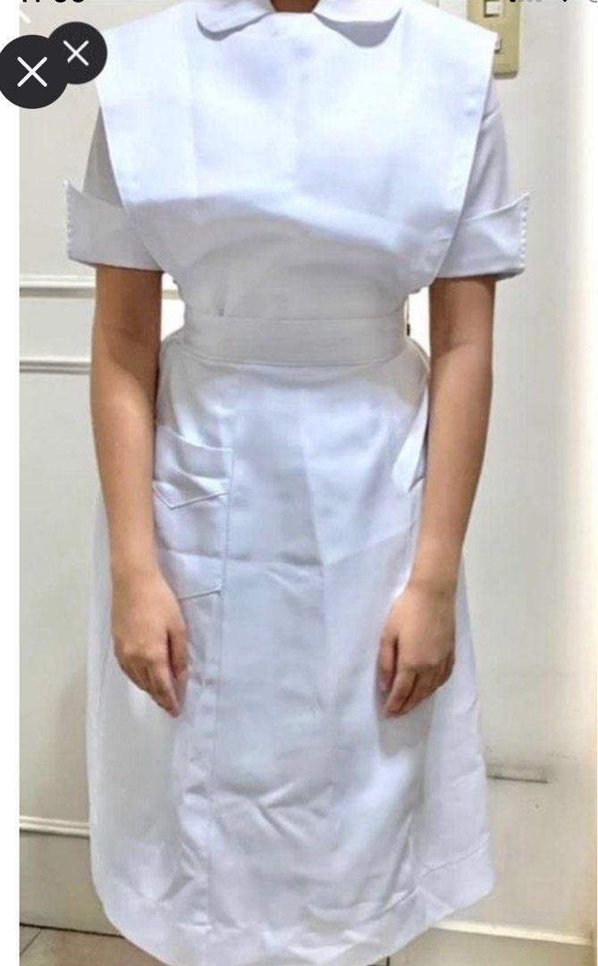 UST Nursing Uniform - Apron Only, Women's Fashion, Dresses & Sets ...