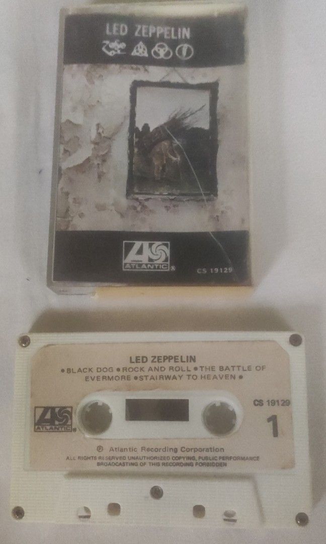 Vintage Led Zeppelin Cassette, Hobbies & Toys, Music & Media, CDs ...
