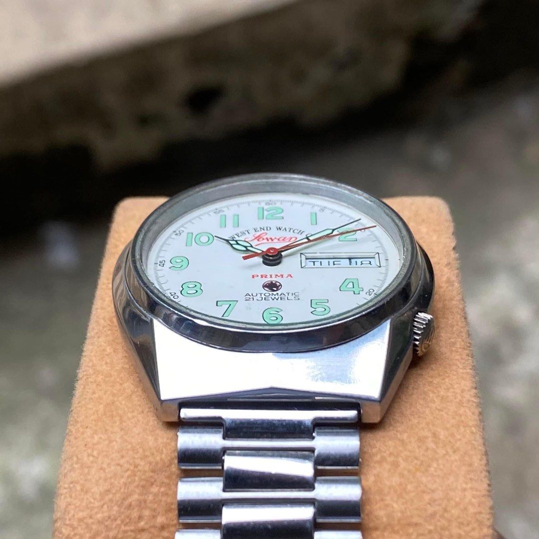 West End Watch Co. Lowan Prima Swiss Made Wristwatch, Men's Fashion ...