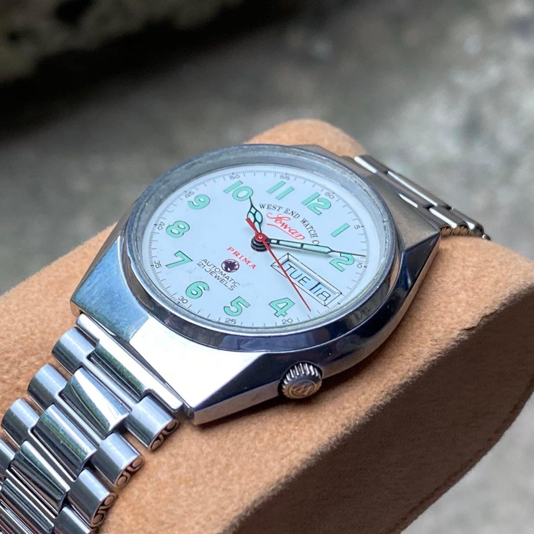 West End Watch Co. Lowan Prima Swiss Made Wristwatch, Men's Fashion ...