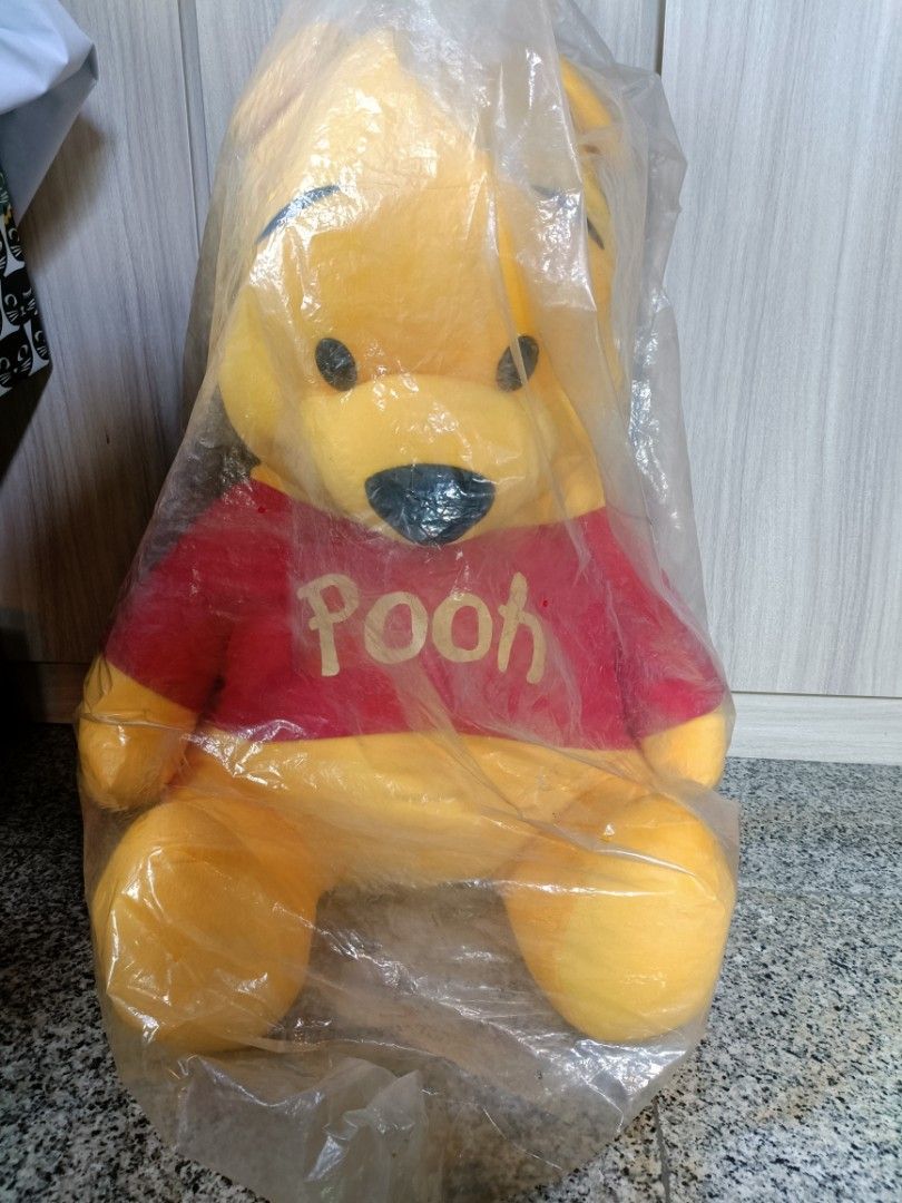 Winnie the Pooh plush toy Big Size about 80cm x 45cm, Hobbies & Toys, Toys & Games on Carousell