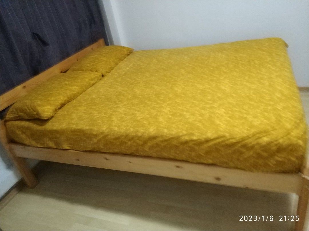 Wooden Queen Size Bed Frame Furniture And Home Living Furniture Bed