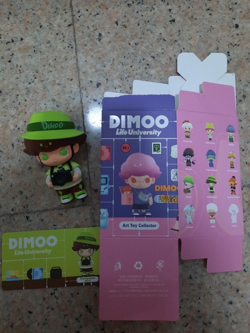 wts dimoo life university photographer, Hobbies & Toys, Toys & Games on ...