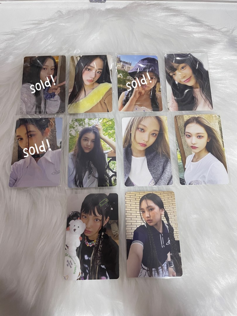 WTS NewJeans Weverse Photocards Kpop Pcs Minji Hanni Danielle Haein Hyerin, Hobbies & Toys ...