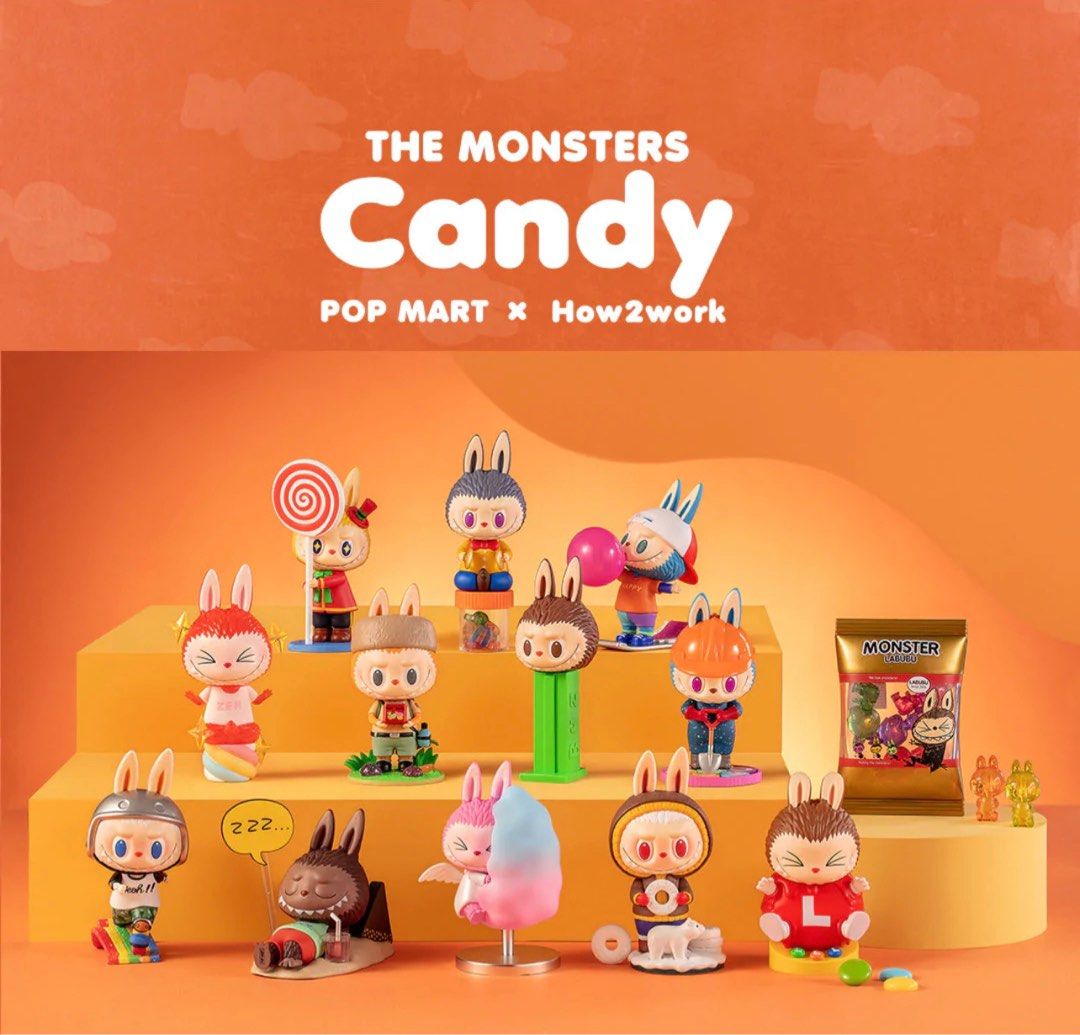 WTS/WTT POPMART LABUBU CANDY SERIES MARSHMALLOW/ RAINBOW CANDY, Hobbies ...