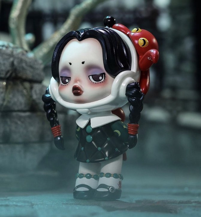 WTT/WTS Popmart Quiet Wednesday Addams Family Skullpanda, Hobbies ...