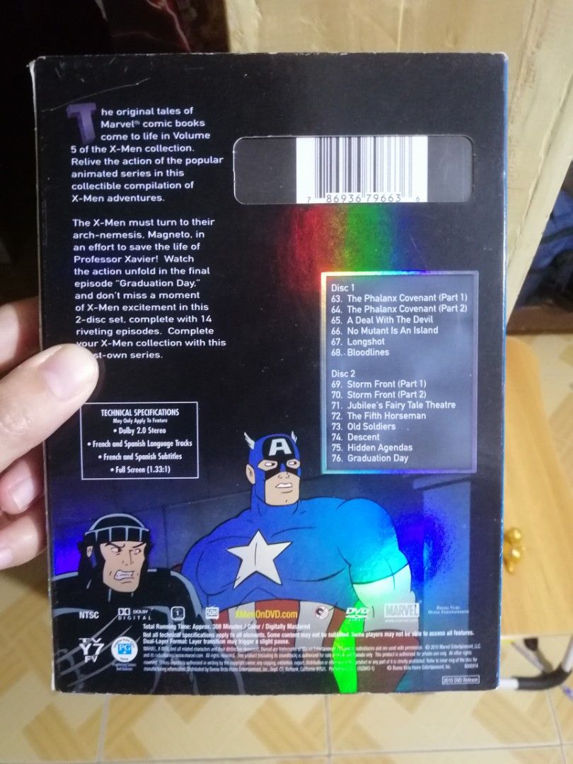 X-men Volume 5 MARVEL DVD COMIC BOOK COLLECTION, Hobbies & Toys, Music ... X-men Volume 5 MARVEL DVD COMIC BOOK COLLECTION, Hobbies & Toys, Music ...