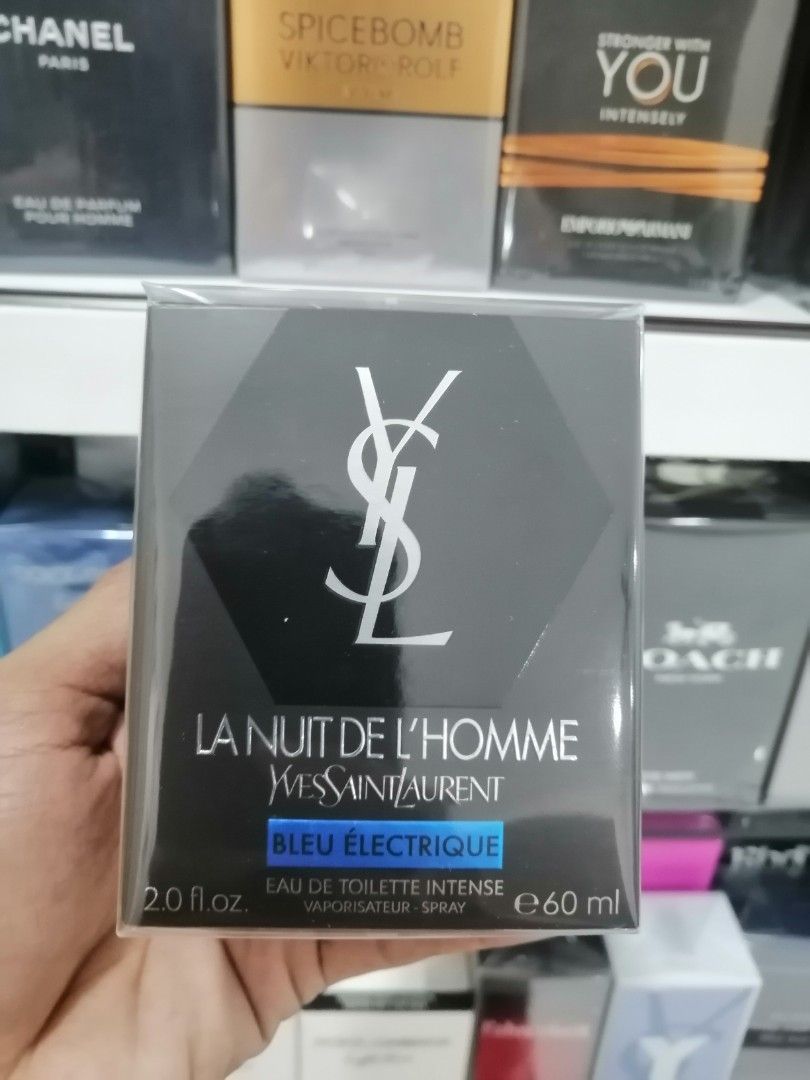 YSL LA NUIT DE LHOMME BLUE ELECTRIQUE 60ML EDT INTENSE, Beauty ...
