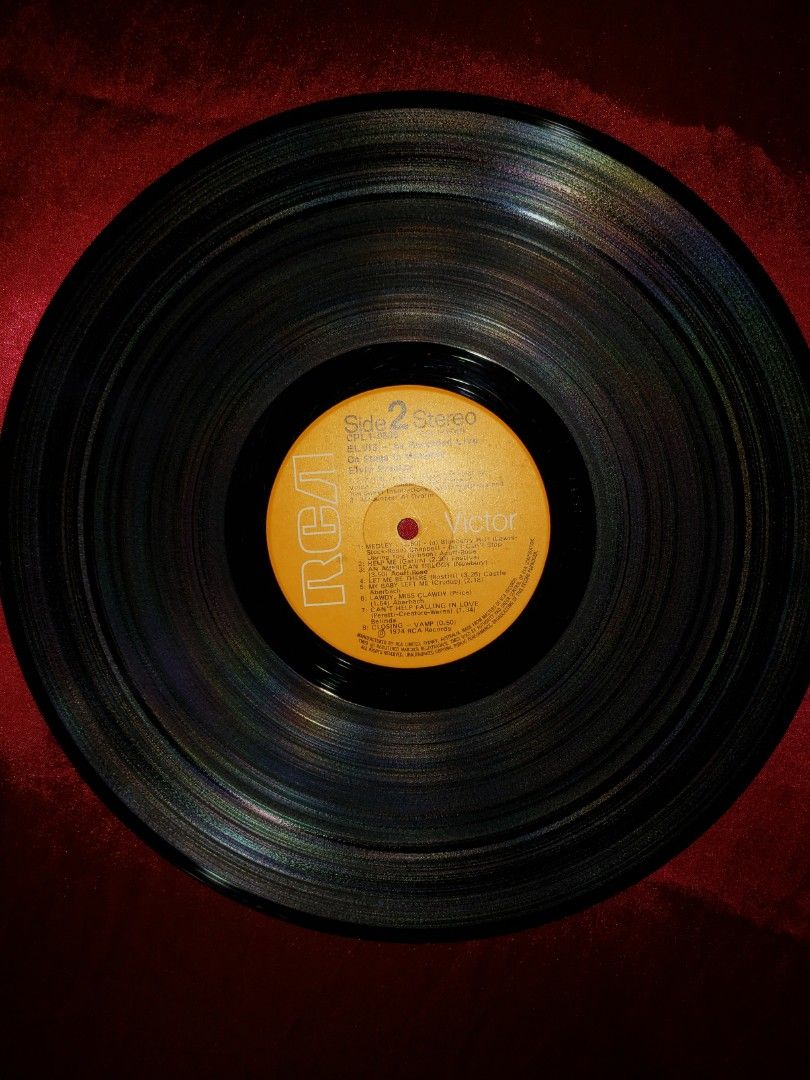 [126] LP 1974 [ RARE LP ] VINTAGE VINYL LP - ELVIS PRESLEY _ GRACELAND - Recorded Live On Stage ...