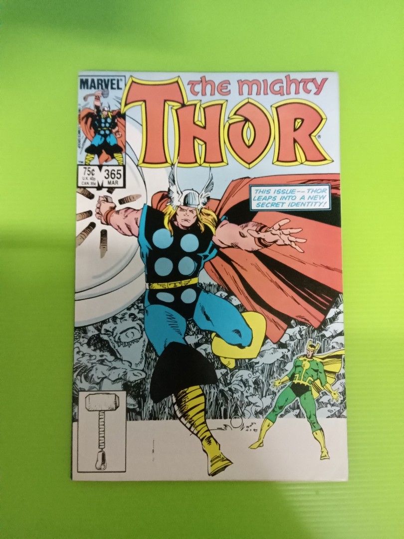 1st app Thor Frog Of Thunder ! Thor #365 ( Walter Simonson - Cover Art ...