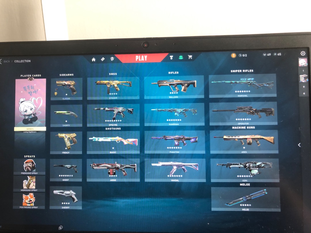 22 premiums stacked valorant account, Hobbies & Toys, Toys & Games on ...