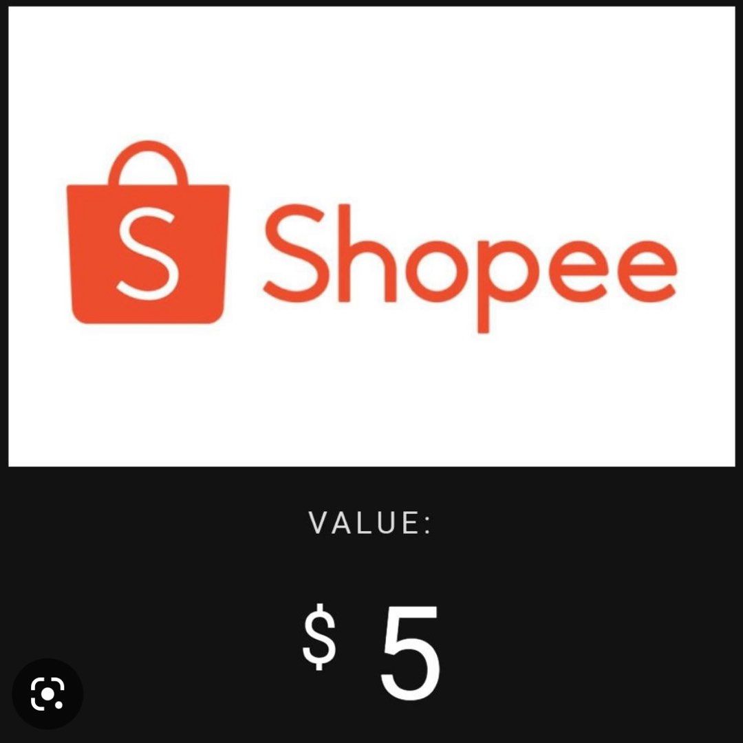 $5 shopee e-voucher, Tickets & Vouchers, Vouchers on Carousell
