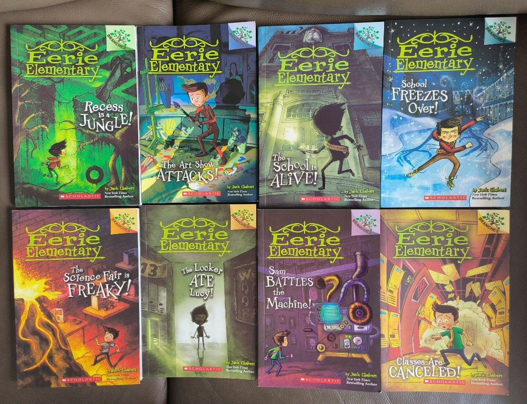 8 books of Eerie Elementary by Jack Chabert, Hobbies & Toys, Books ...
