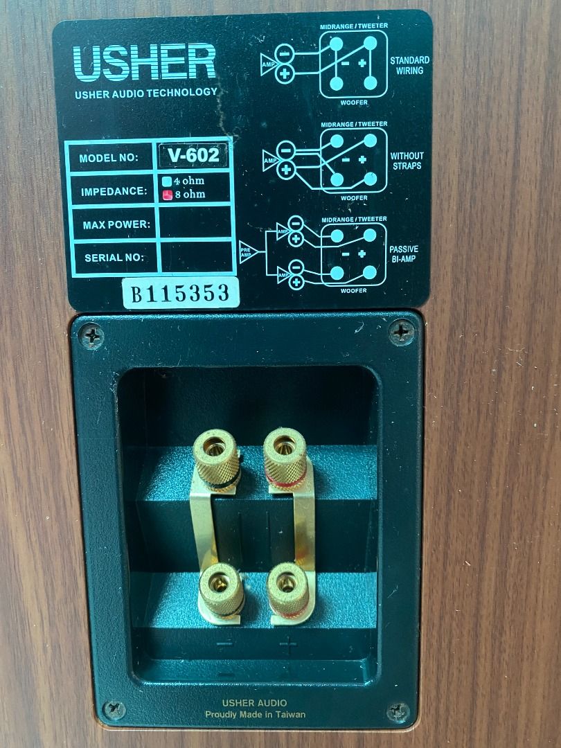 台灣精品 雅瑟 USHER V602 落地喇叭 品項相當好 原廠腳釘 跟新品差不多~, 耳機及錄音音訊設備, Soundbar、揚聲器、藍牙喇叭、耳擴在旋轉拍賣