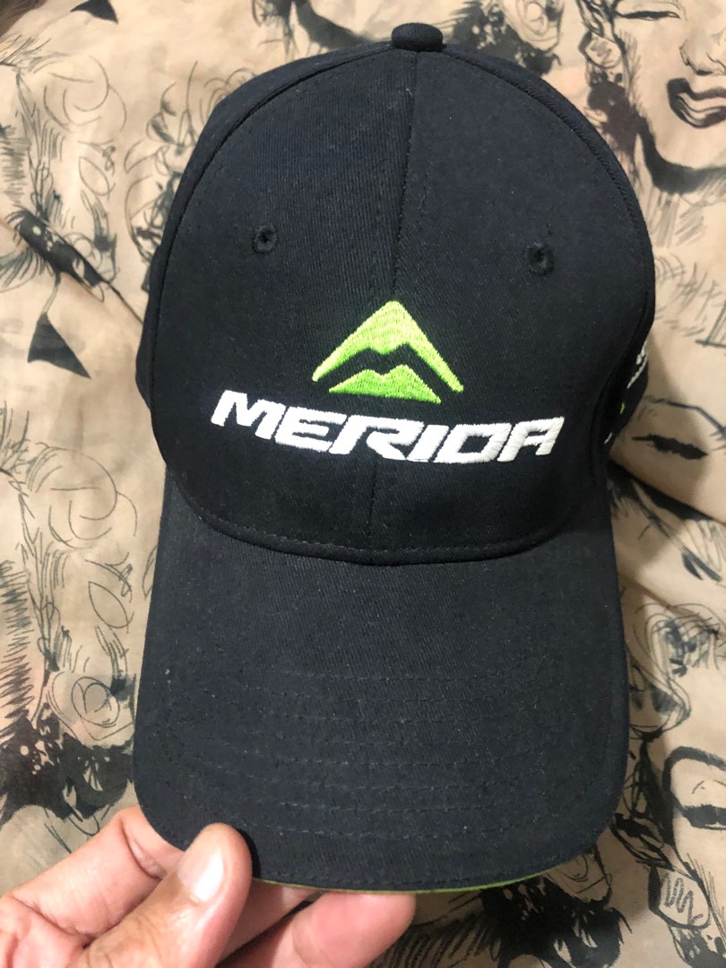 二手古著 Merida美利達 老帽 棒球帽 cap, 他的時尚, 手錶及配件, 帽子在旋轉拍賣