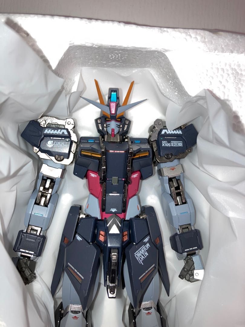 日版 Metal Build Strike Noir Gundam 漆黑突擊高達 開封品, 興趣及遊戲, 玩具 & 遊戲類 - Carousell