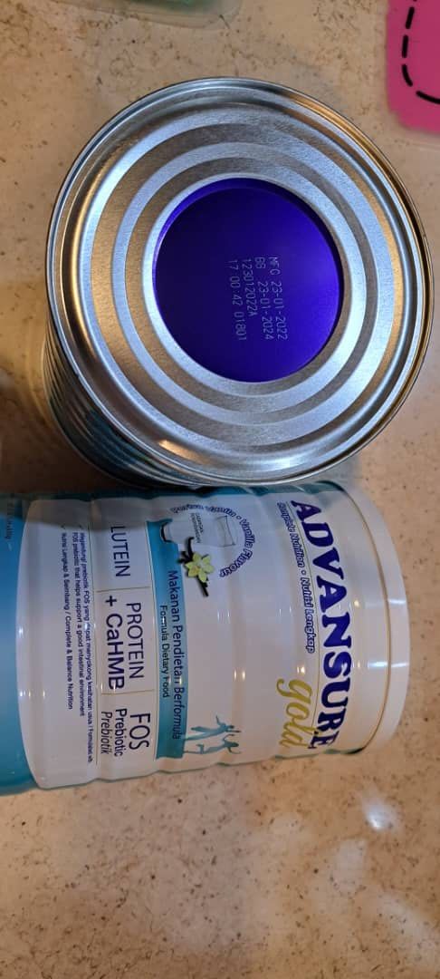 Advansure Gold Complete Nutrition 850g, Health & Nutrition, Health ...