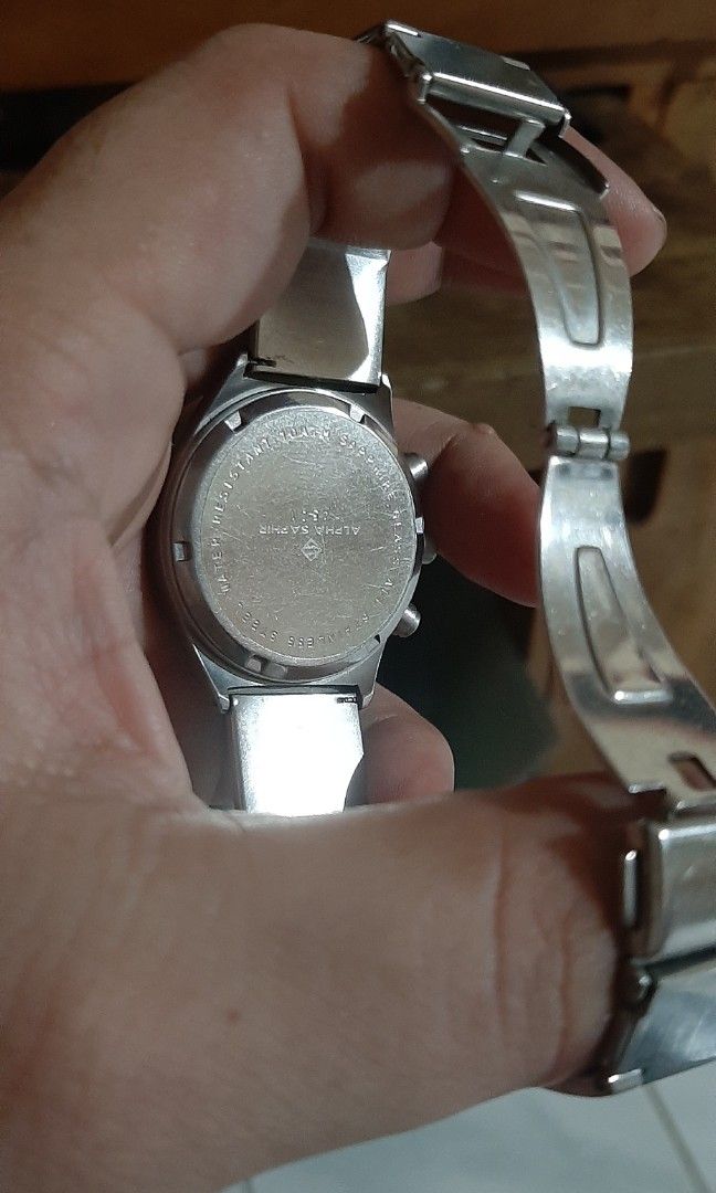 Alpha Saphir medium chronograph watch, Men's Fashion, Watches ...