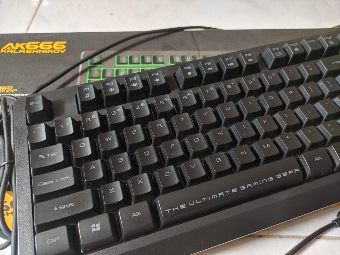 Armaggeddon Kalashnikov AK666 Anti-Ghosting And Spill Proof Backlit ...