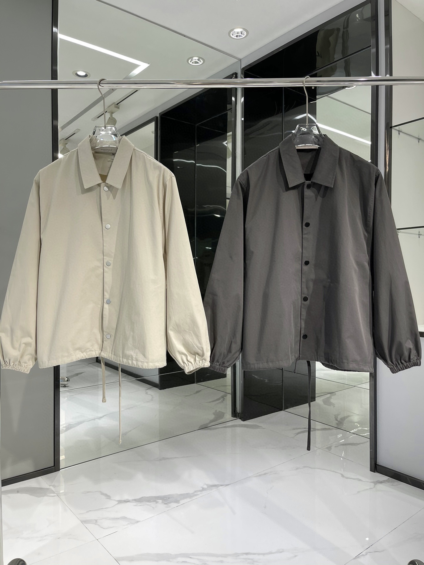 Authentic FOG double-line flocking number coach jacket, Luxury, Apparel ...