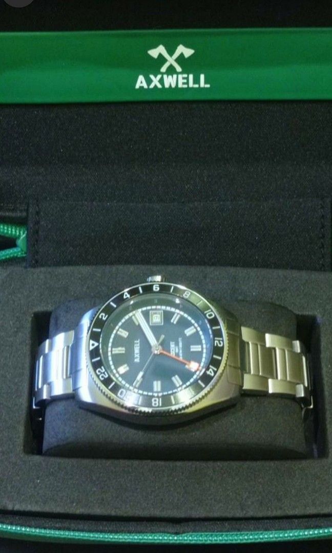Axwell Ascent GMT Diver, Men's Fashion, Watches & Accessories, Watches ...