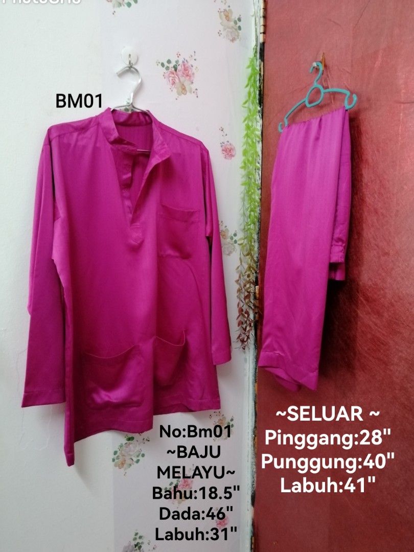 Baju melayu bundle /terpakai, Men's Fashion, Muslim Wear, Baju Melayu ...