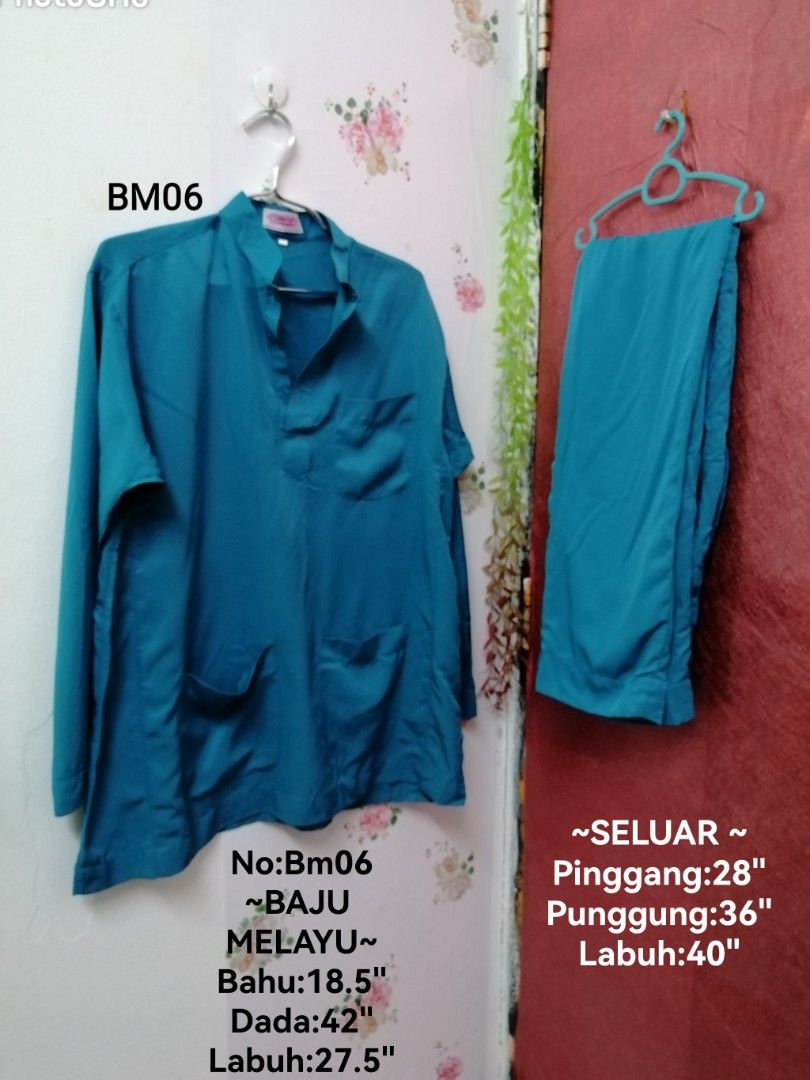 Baju melayu bundle /terpakai, Men's Fashion, Muslim Wear, Baju Melayu ...