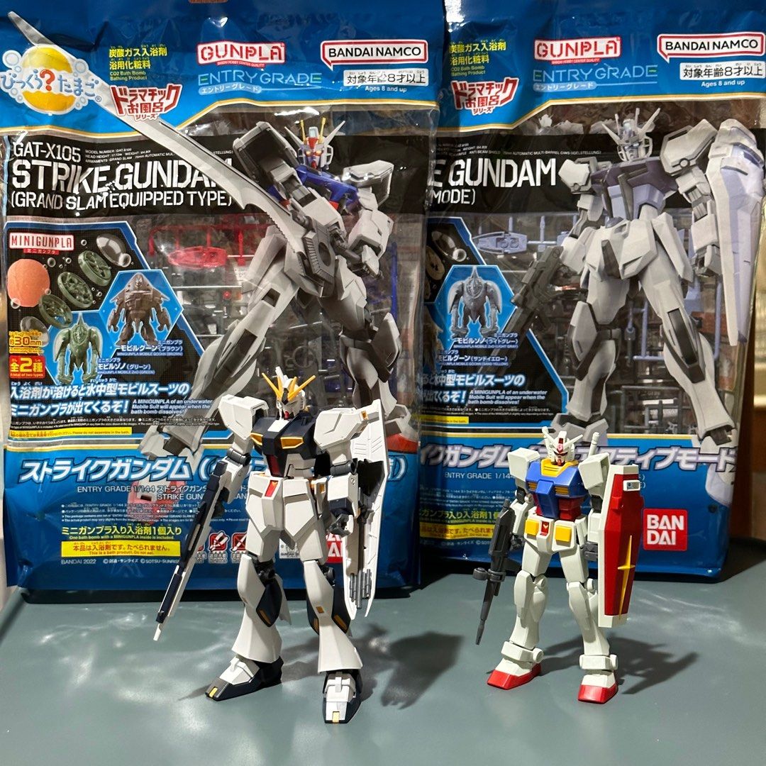 Bandai entry grade strike gundam grand slam equipped type, deactive ...