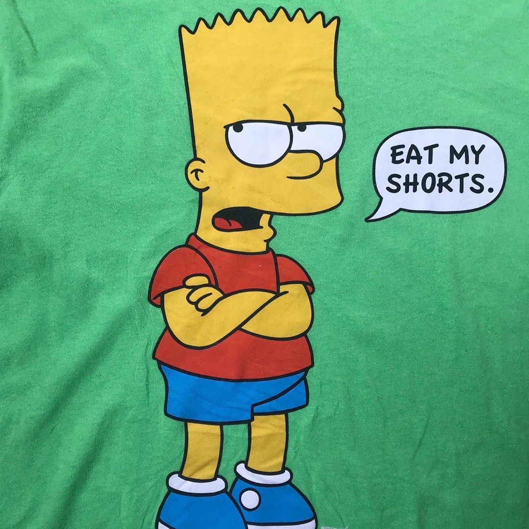 Bart simpsons, Men's Fashion, Tops & Sets, Formal Shirts on Carousell