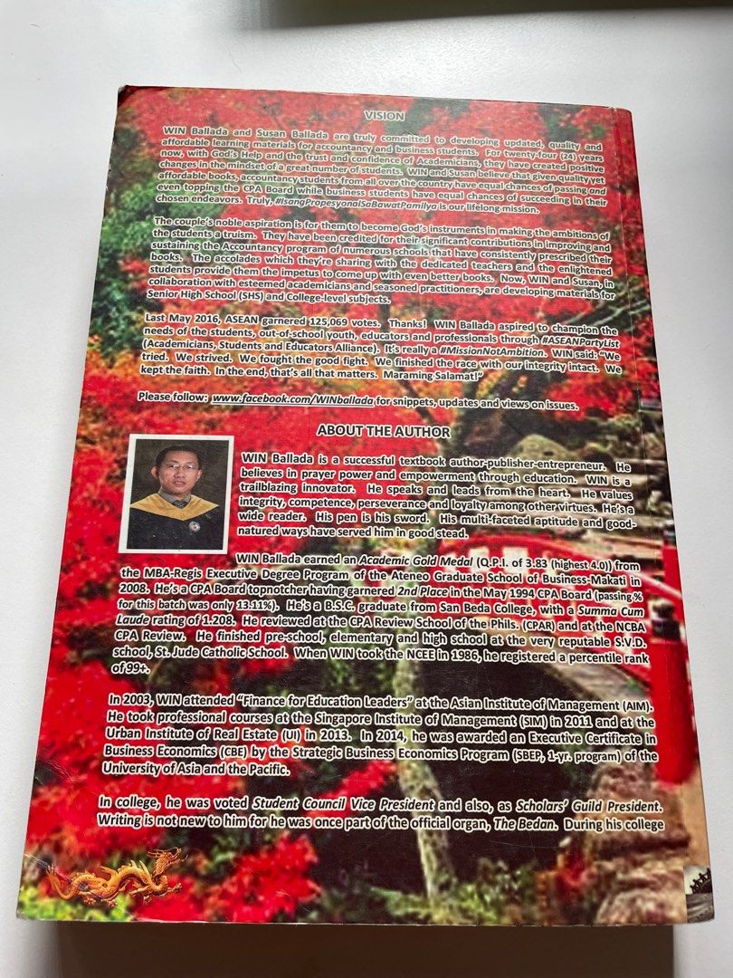 Basic financial accounting and reporting book ( Win Ballada ), Hobbies ...