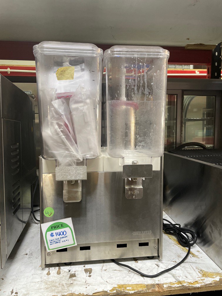 Berjaya 2 bowl juice dispenser, TV & Home Appliances, Kitchen ...