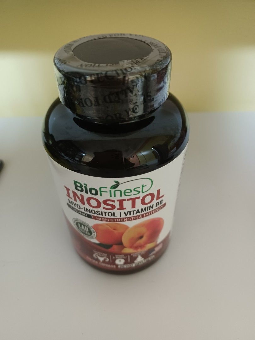 Biofinest Myo-Inositol (Vitamin B8) 1000mg - (120 vegetarian capsules ...