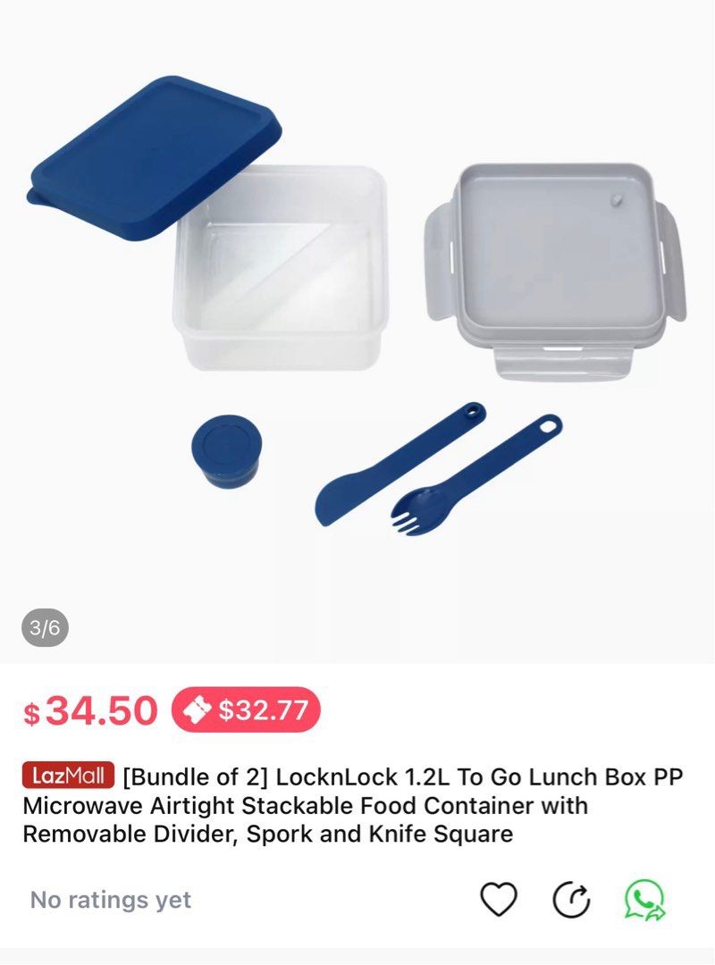 BN LocknLock Lunch Box special deal!, Furniture & Home Living ...